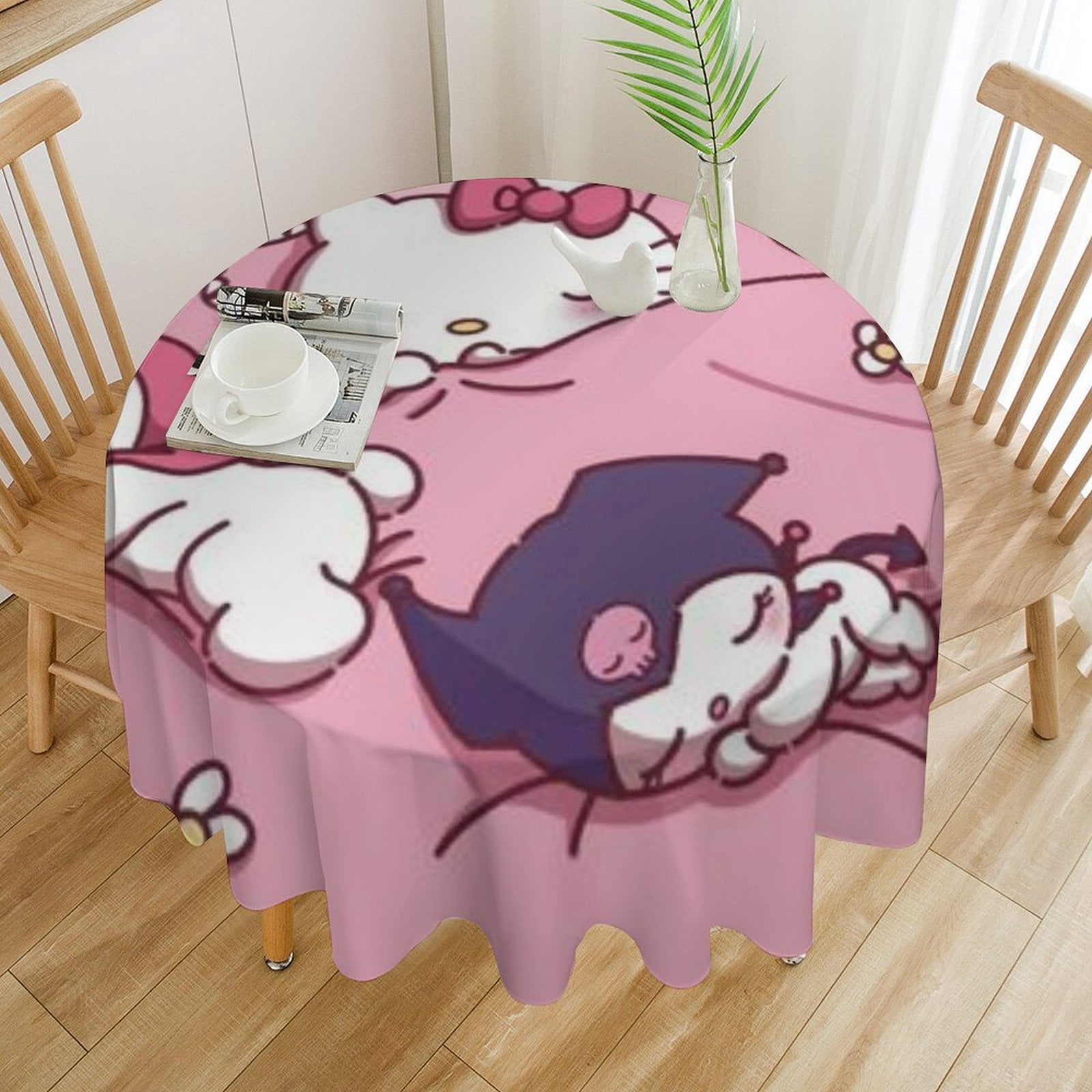 KUROMI Tablecloth Anime for Dining Table Picnic Gift 60x60in KUROMI ...