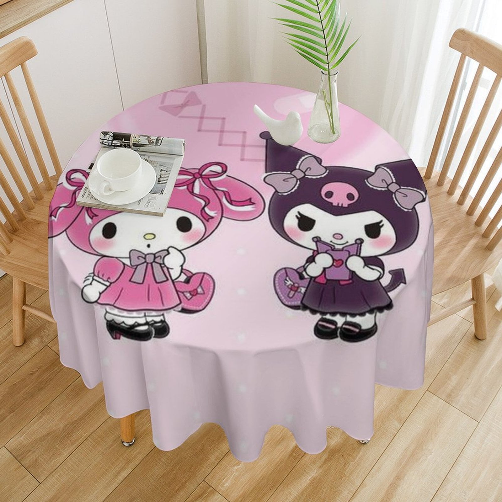 KUROMI Tablecloth Anime for Dining Table Picnic Gift 60x60in KUROMI ...