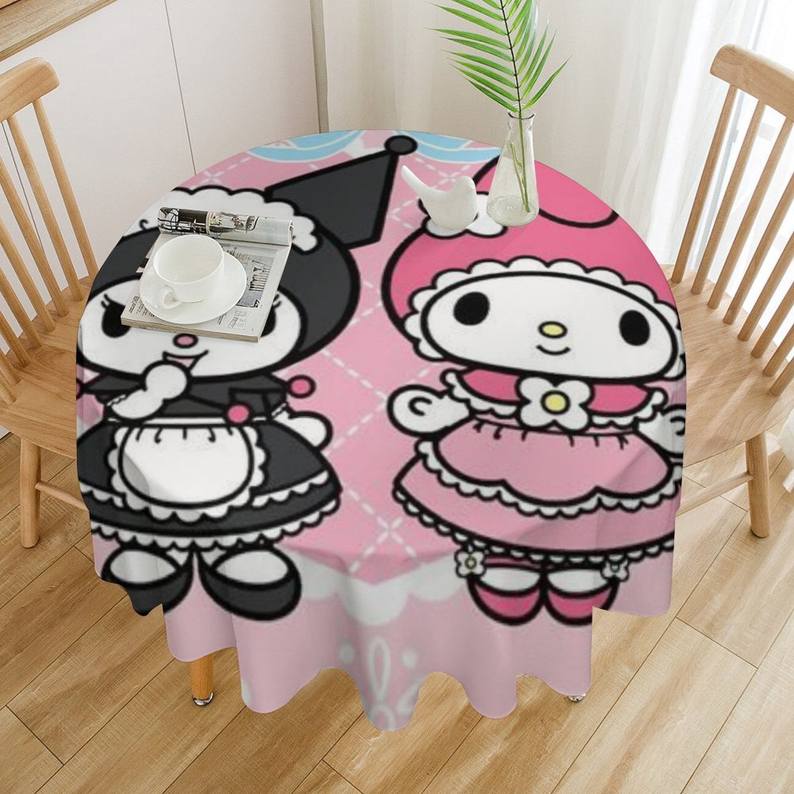 KUROMI Tablecloth Anime for Dining Table Picnic Gift 60x60in KUROMI ...