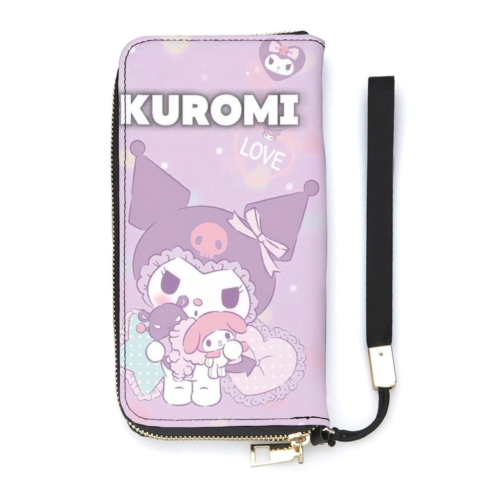 KUROMI Wallet Purse Card Holder Anime for Women Men KUROMI Merch ...