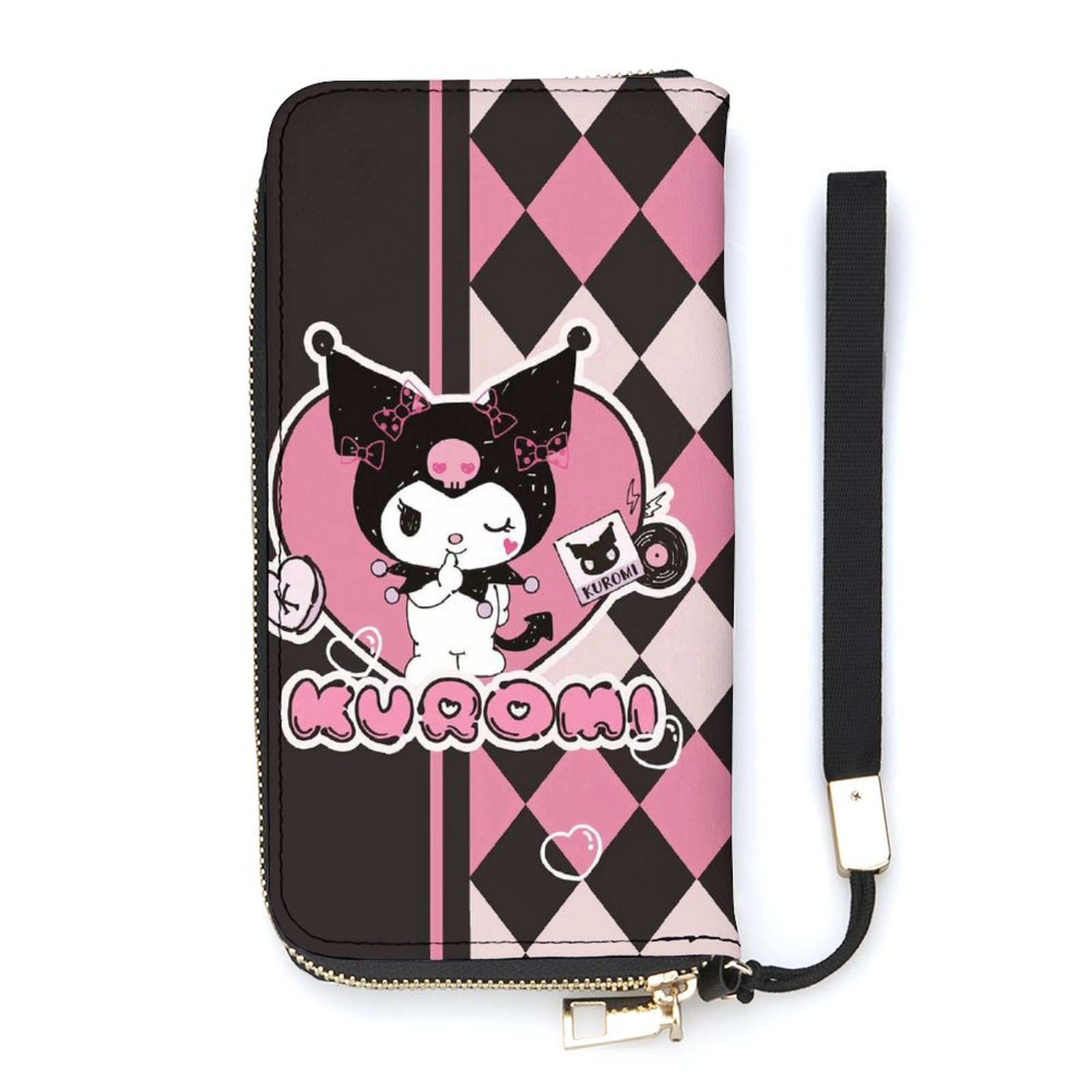 KUROMI Wallet Purse Card Holder Anime for Women Men KUROMI Merch ...