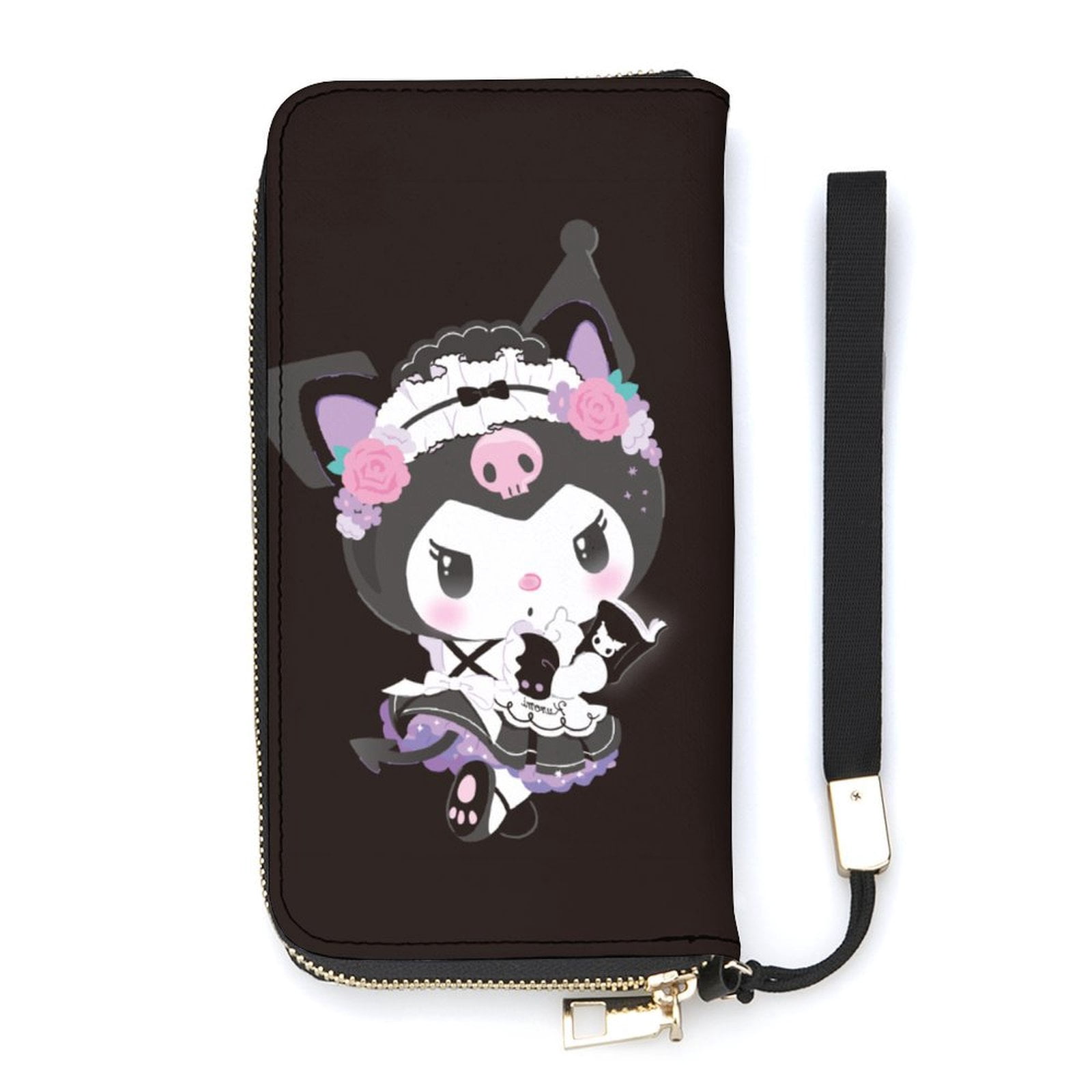 KUROMI Wallet Purse Card Holder Anime for Women Men KUROMI Merch ...