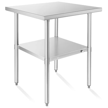 Dextrus Commercial Kitchen Appliance: Stainless Steel Work Table with 3 ...