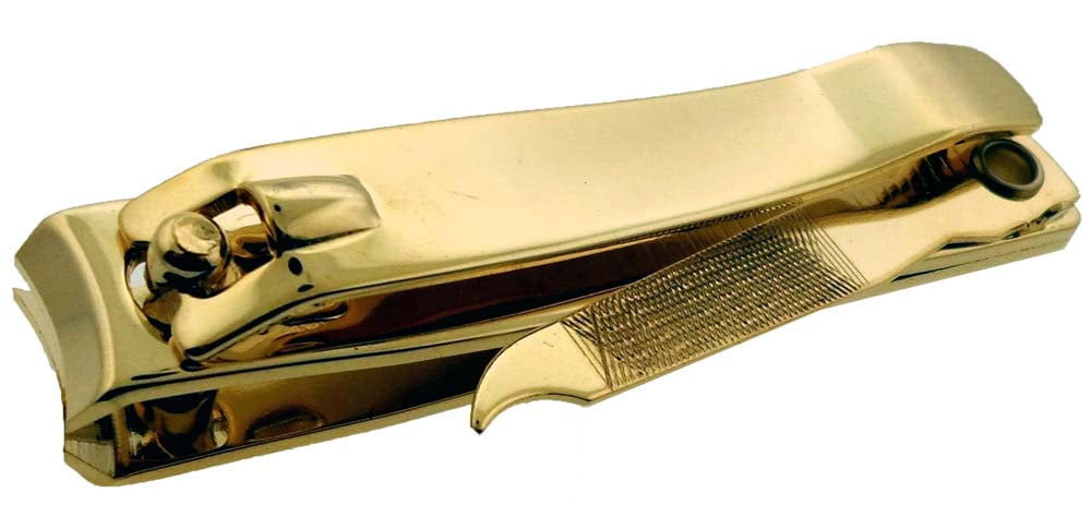 KUTZ Large Golden Nail Cutter | Premium 2-in-1 Nail Clipping and Filing ...