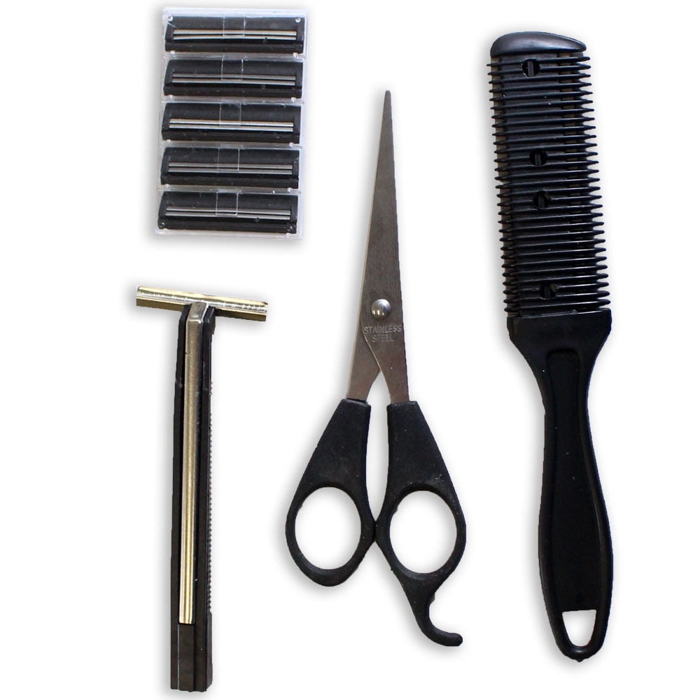 KUTZ Men's Travel Grooming Set | 5.5" (14 cm) Barber Scissors ...