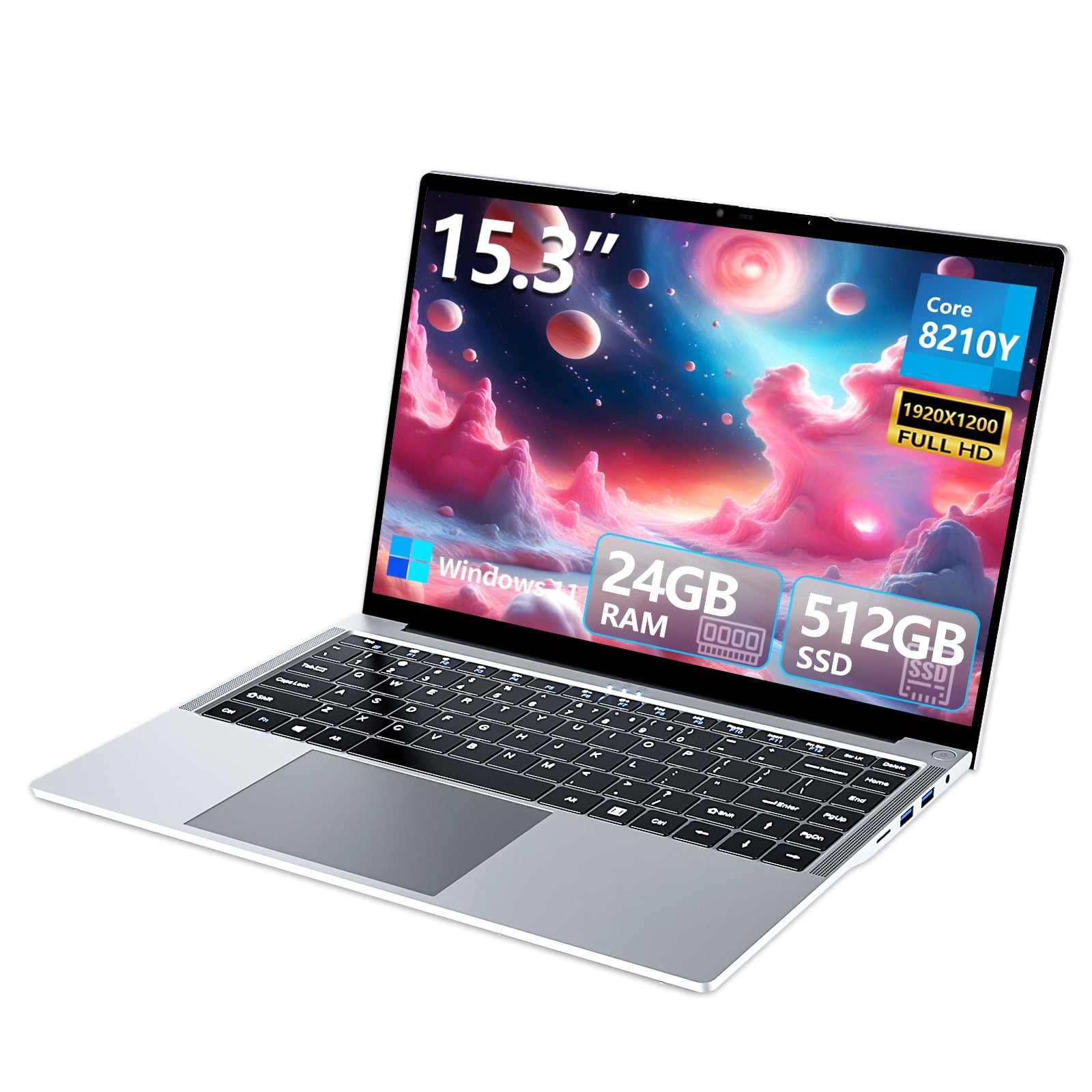 KUU Gaming Laptop,15.3 Inch Laptop,FHD IPS 1200p Screen,Gaming Laptop ...