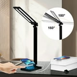 Ledu, LEDL445BK, 40" Arm Clamp 3-way Combo Lamp, 1 Each, Black ...