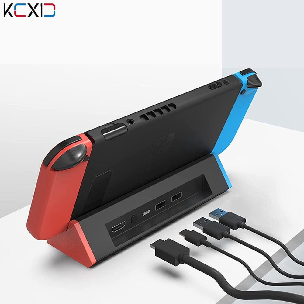 KUXIU TV Dock Station for Nintendo Switch with 4K HDMI Adapter/Type C ...