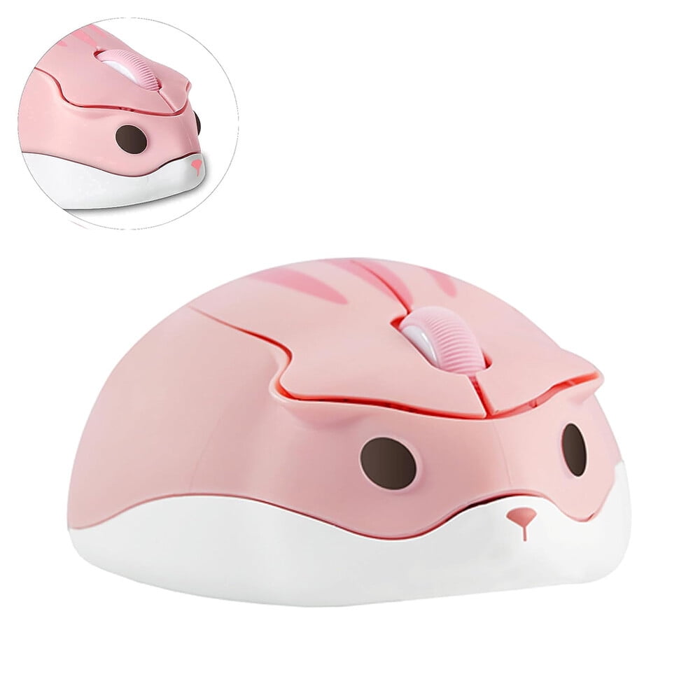 KUYHRF 2.4G Wireless Mouse, Cute Animal Hamster Shape Silent Mouse ...
