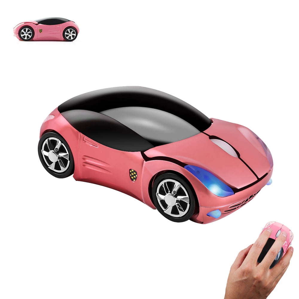 KUYHRF 2.4GHz Wireless Mouse Cool 3D Sport Car Shape Ergonomic Optical ...