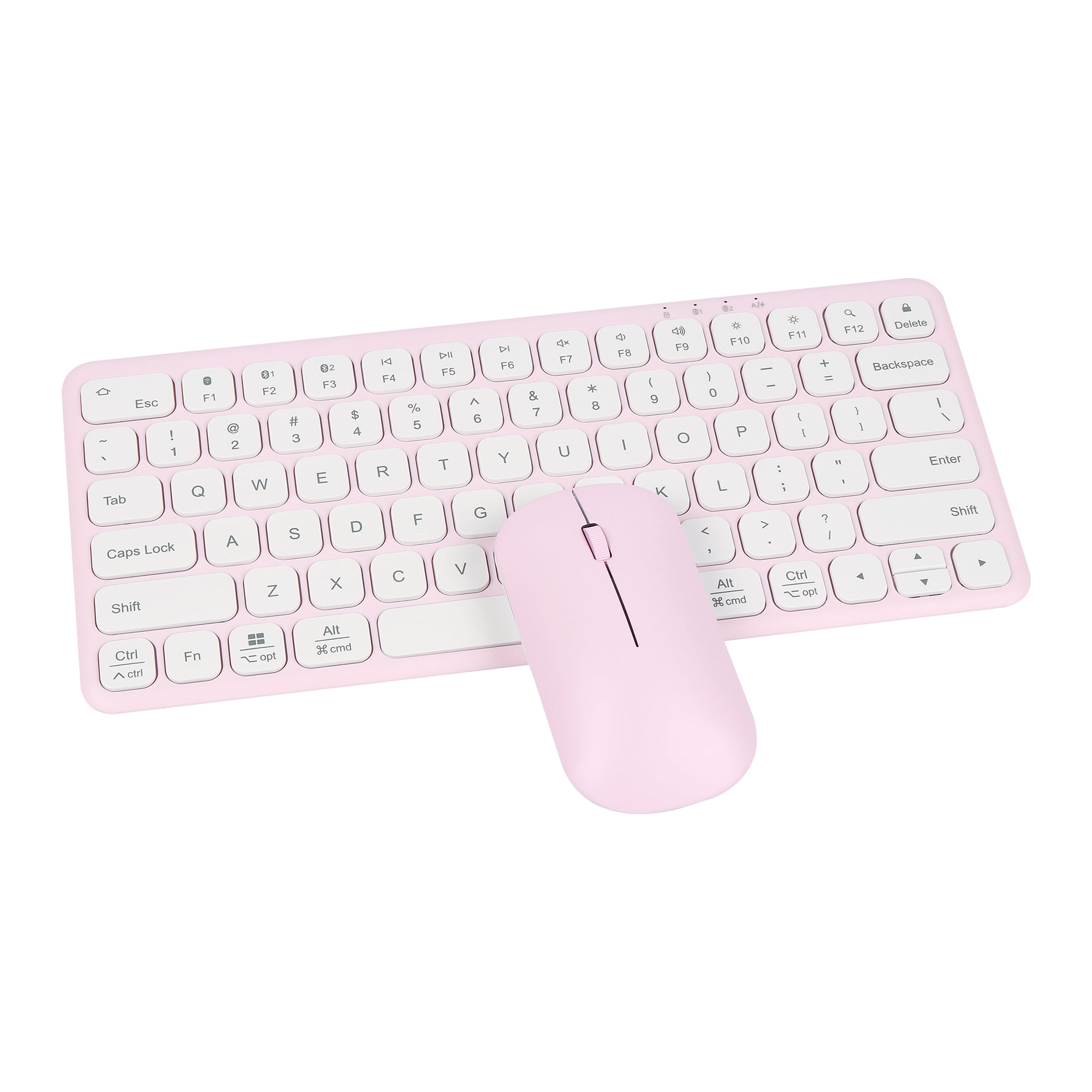 KUYHRF 3 Mode Bluetooth Wireless Keyboard and Mouse Set, BT/2.4G, 3 ...