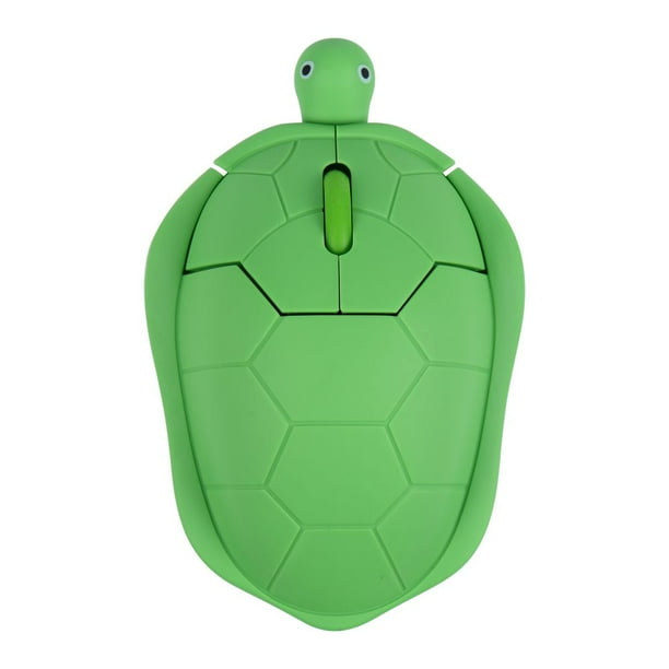 KUYHRF Wireless Mouse, Cute Green Animal Turtle Shaped Optical Mouse ...