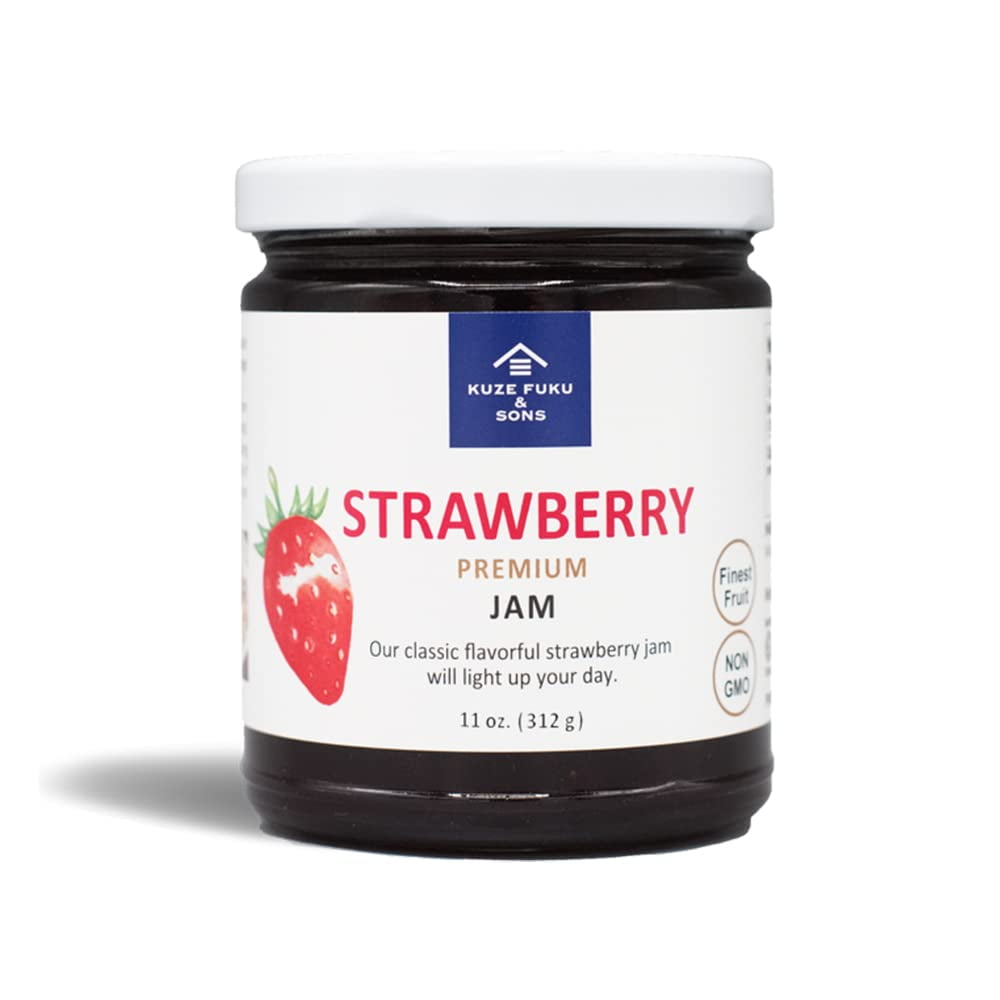 [KUZE FUKU & SONS] Strawberry Jam, Fruit Preserves Made with Natural Non-GMO Real Fruit, No ...