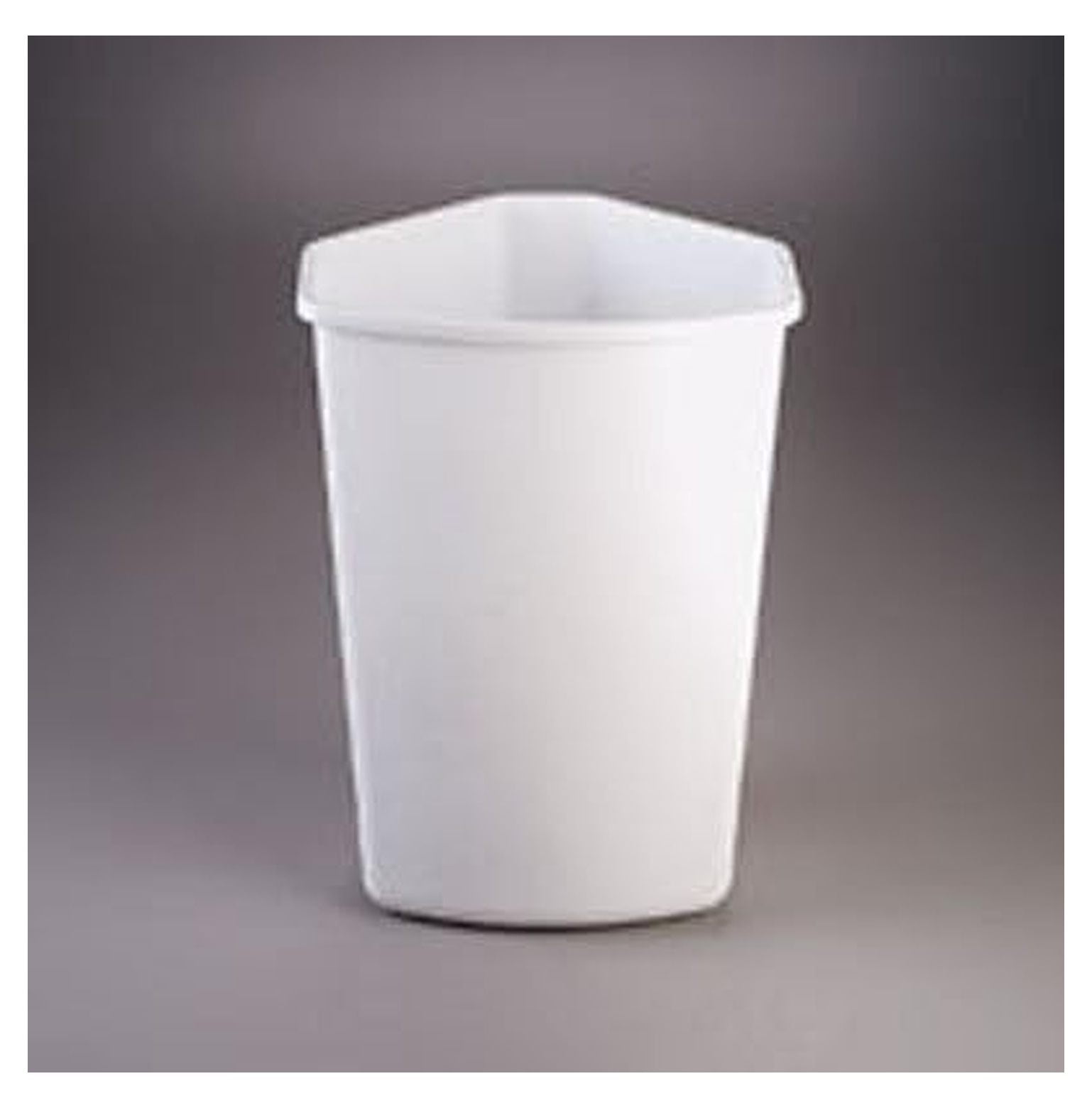 Unbranded 32 Qt. Replacement Waste Bin for Center, White, Plastic ...