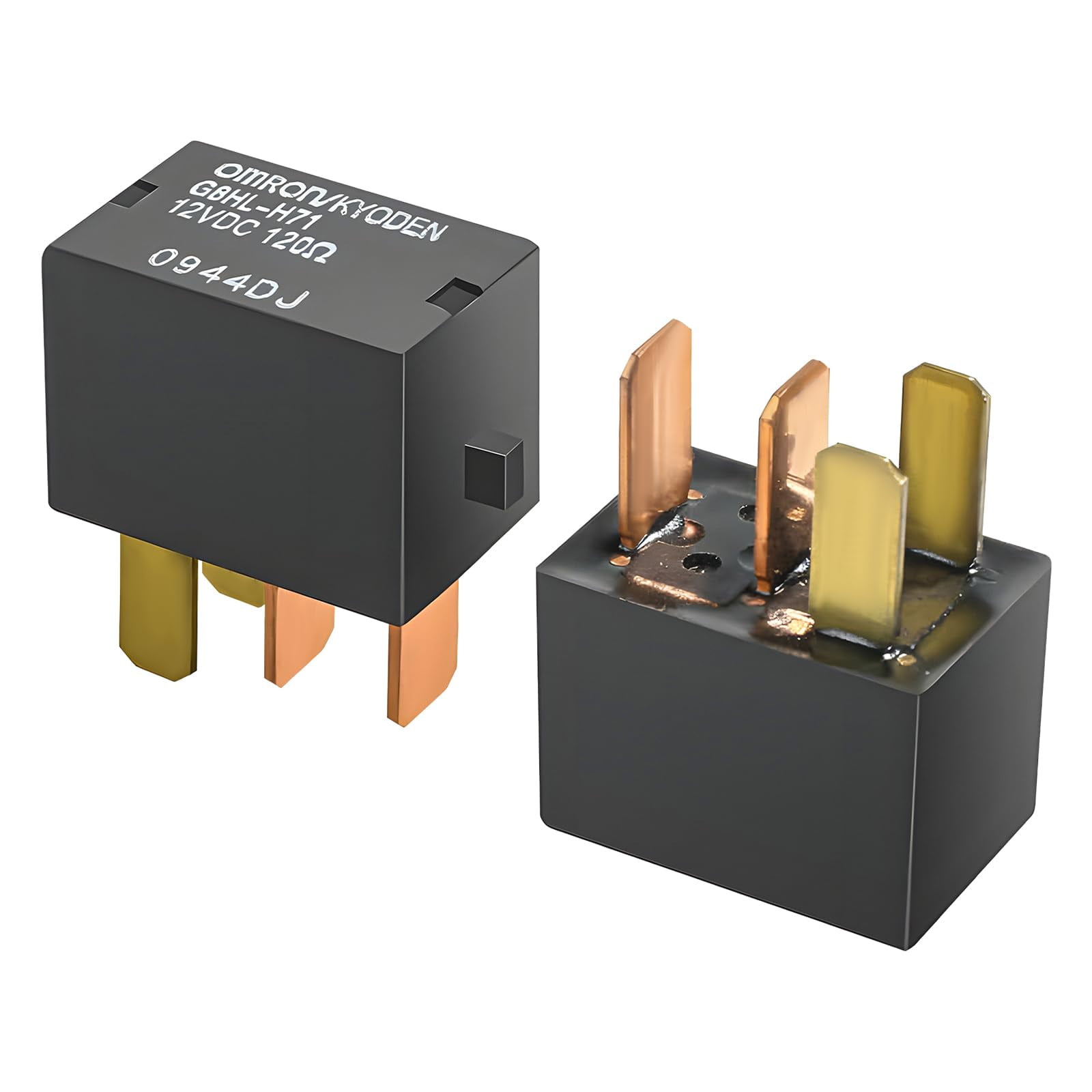 KVAEY 2 PCS Car AC Relay, G8HL-H71 4 Pin Multiple Use Power Relay ...