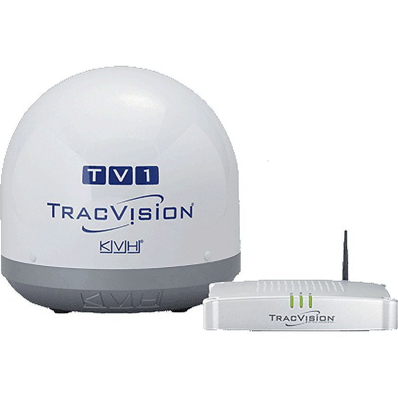 KVH TracVision TV1 Satellite Antenna with IP-TV Hub for N. America - 01 ...