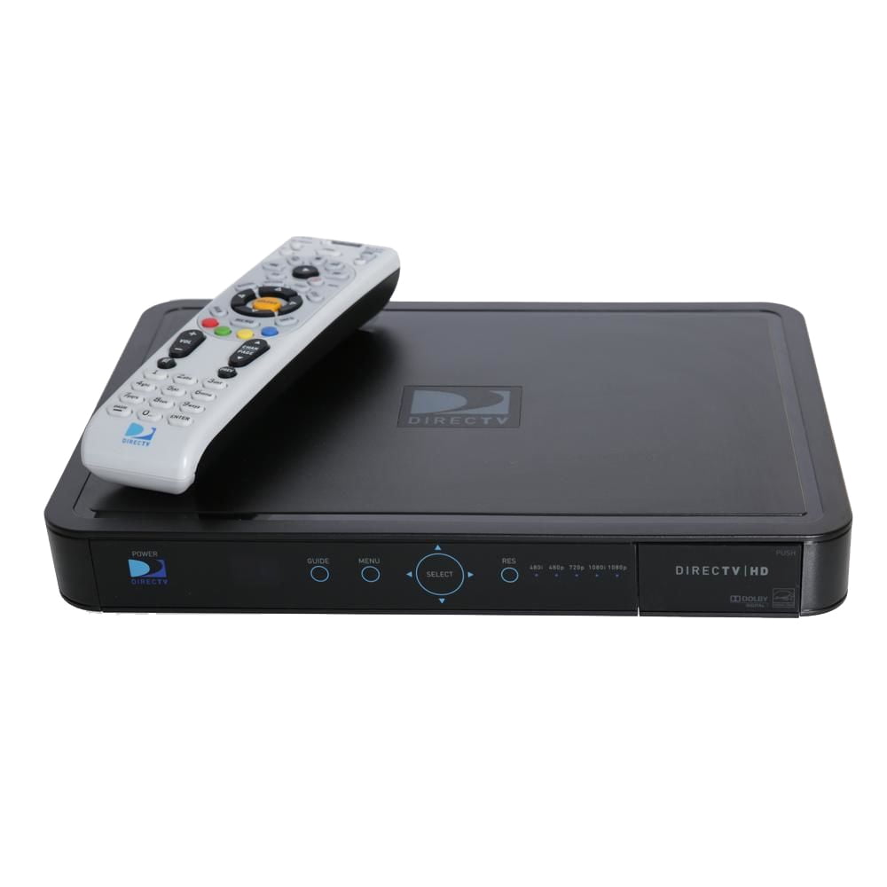 "DIRECTV H24 HD Receiver - 13"" Black and White with IR RF Remote ...