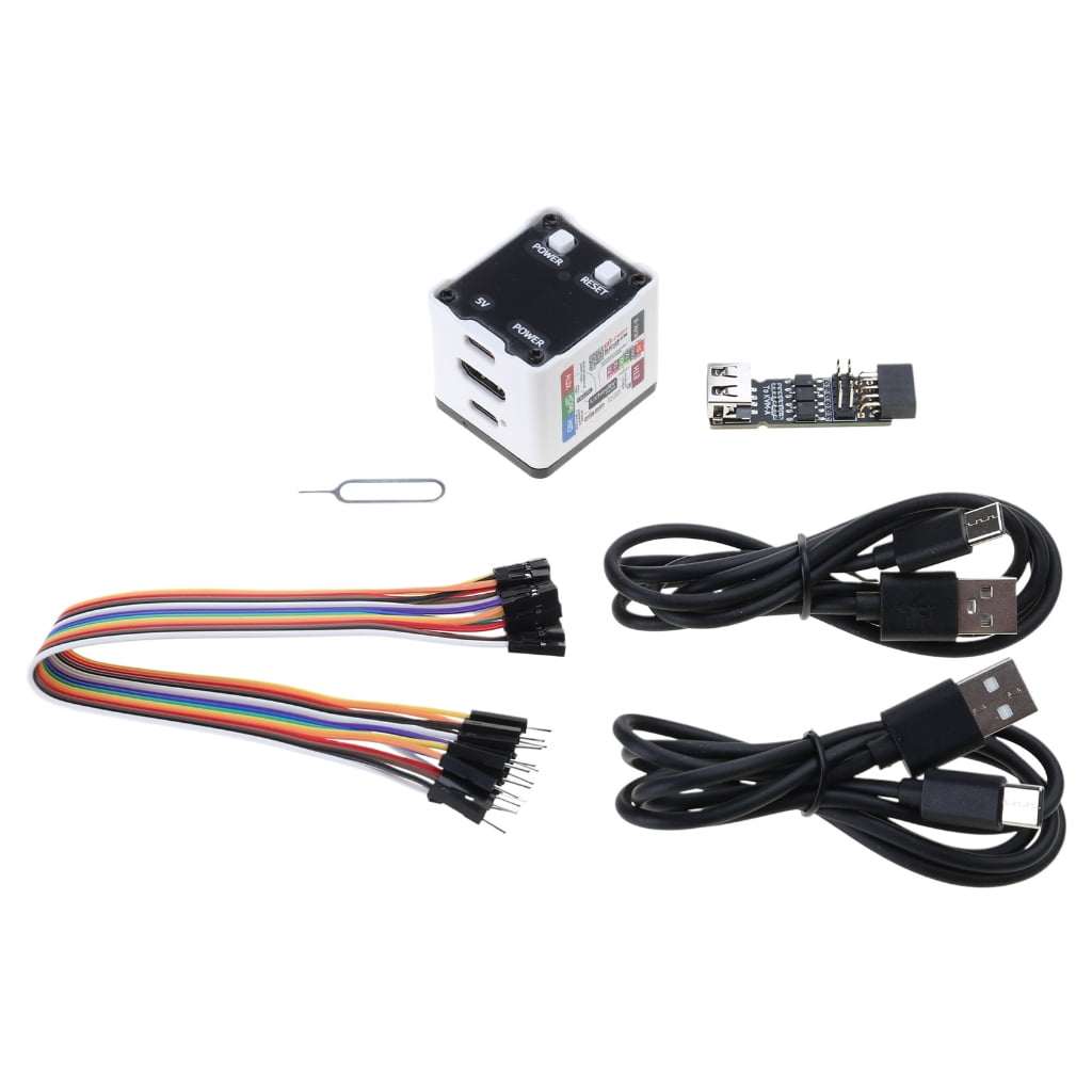 Small KVM Remote Server Management Device With Video Captures USB2.0 Port 100Mbps Ethernet ...