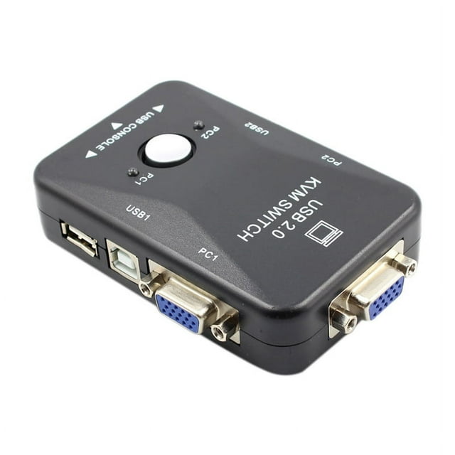 KVM Switch 2 Port VGA Switch USB 2.0 KVM Switcher Keyboard 1920X1080 Box Sharing Switch Vga ...
