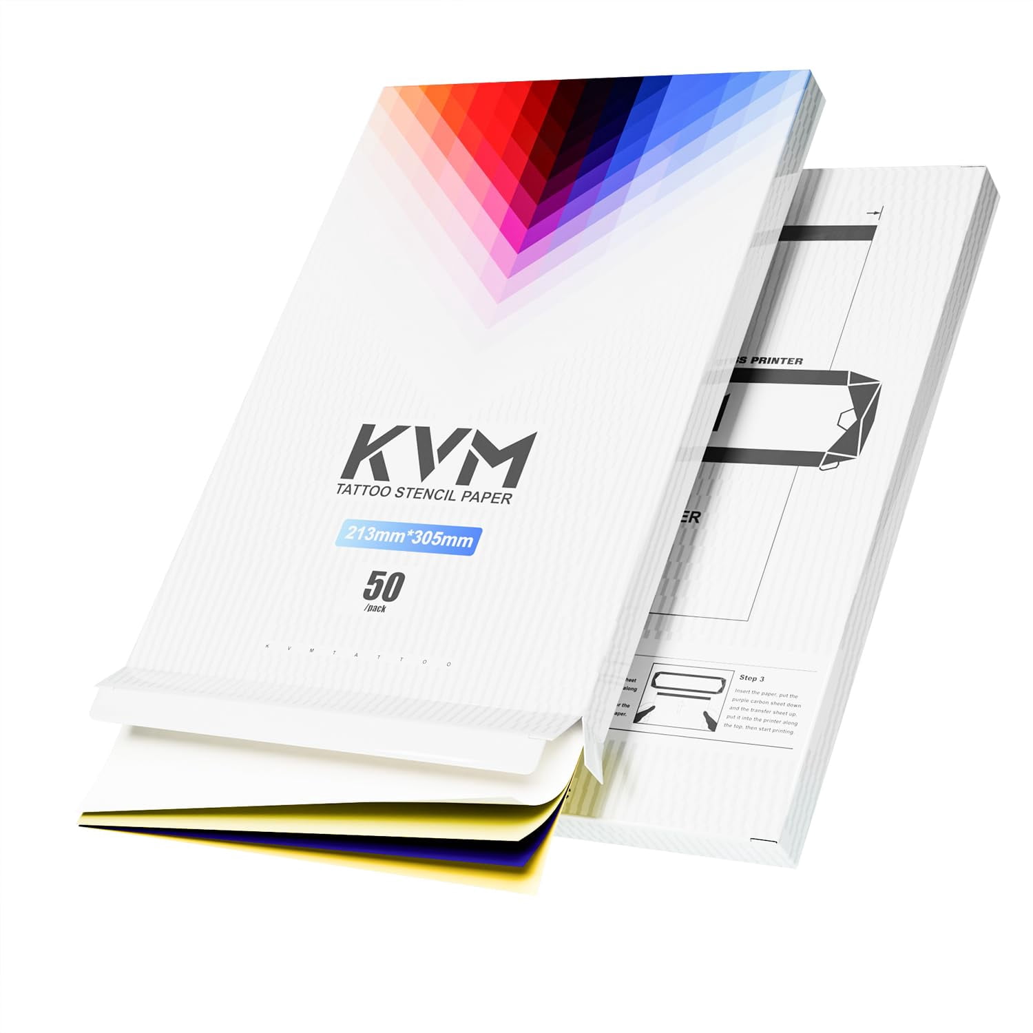 KVM Tattoo Transfer Thermal TSF6 Template Tattoo Transfer Paper A4 Size ...