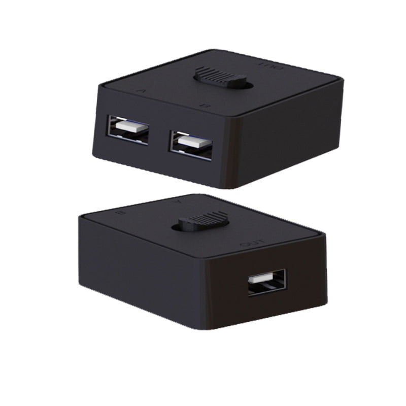 KVM USB HUB 2 in 1 Out KVM Switch for PC Keyboard Mouse Printer (USB 2. ...