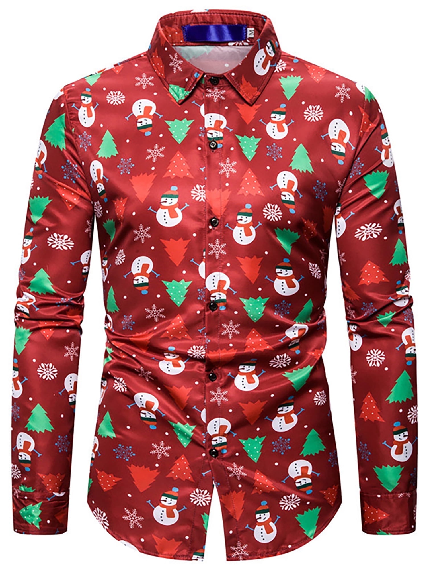 Mens Holiday Button Down Shirts