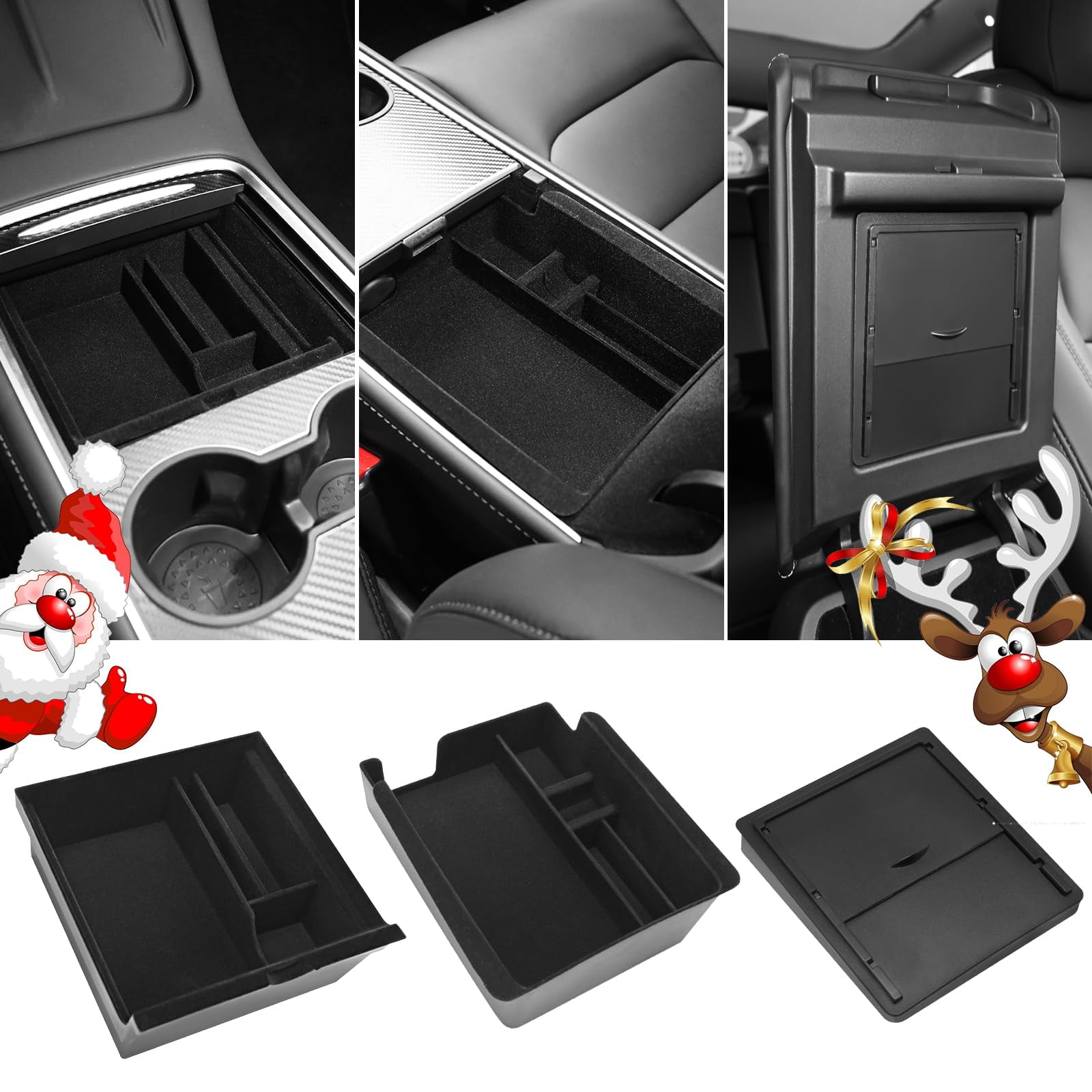 KVR Compatible for 2021-2023 CM31 Tesla Model 3 Model Y Center Console ...