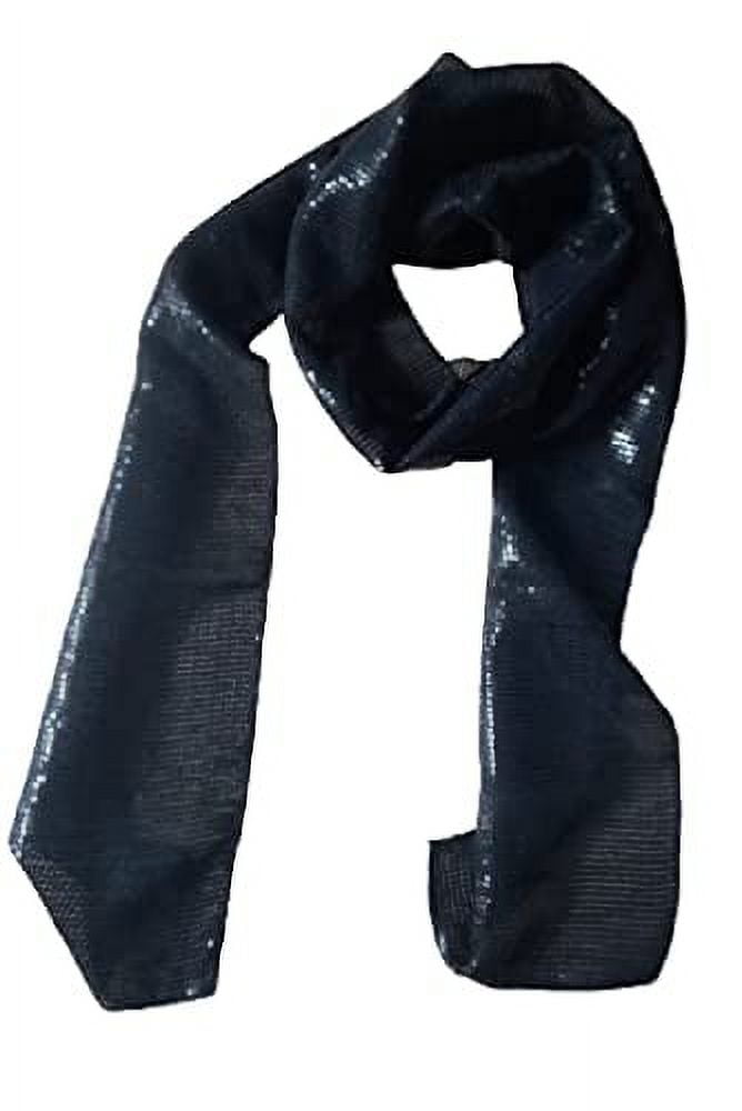 KVR Fashion Party Dance Vintage Sparkle Long Sequin Polyester Net Scarf ...