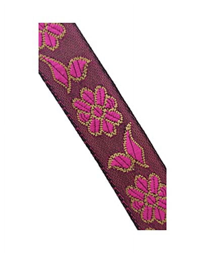 KVR Nylon Polyester Multicolor Silk Woven Embroidery Braid Wedding and ...