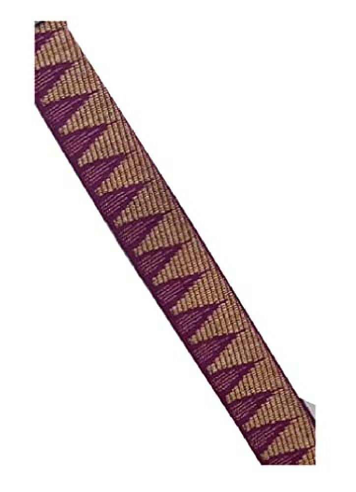 KVR Nylon Polyester Multicolor Silk Woven Embroidery Braid Wedding and ...