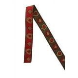 KVR Nylon Polyester Multicolor Silk Woven Embroidery Braid Wedding and ...