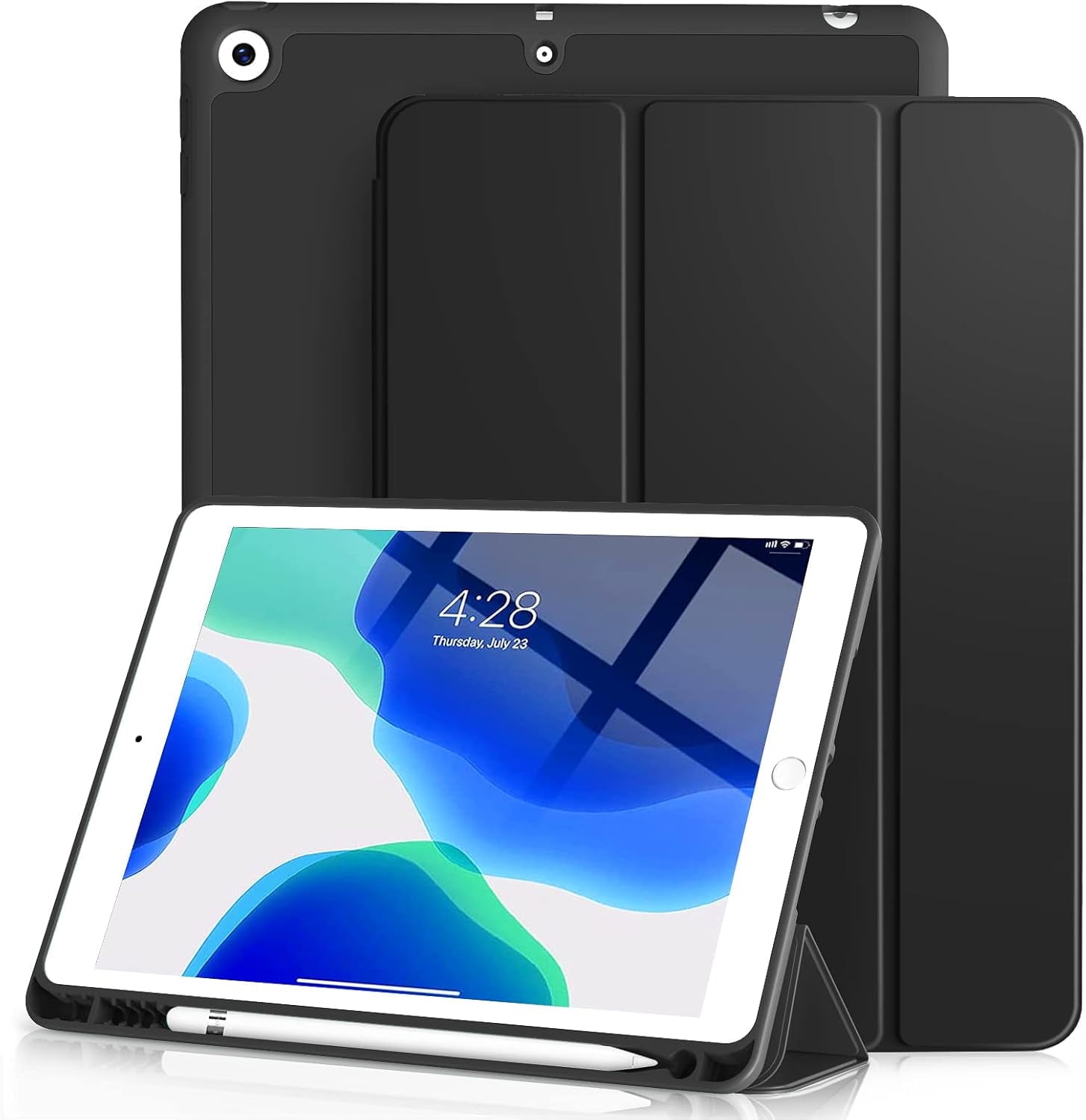 Kvtvou iPad 9.7 Inch 6th / 5th Generation Case with Pencil Holder, Slim ...