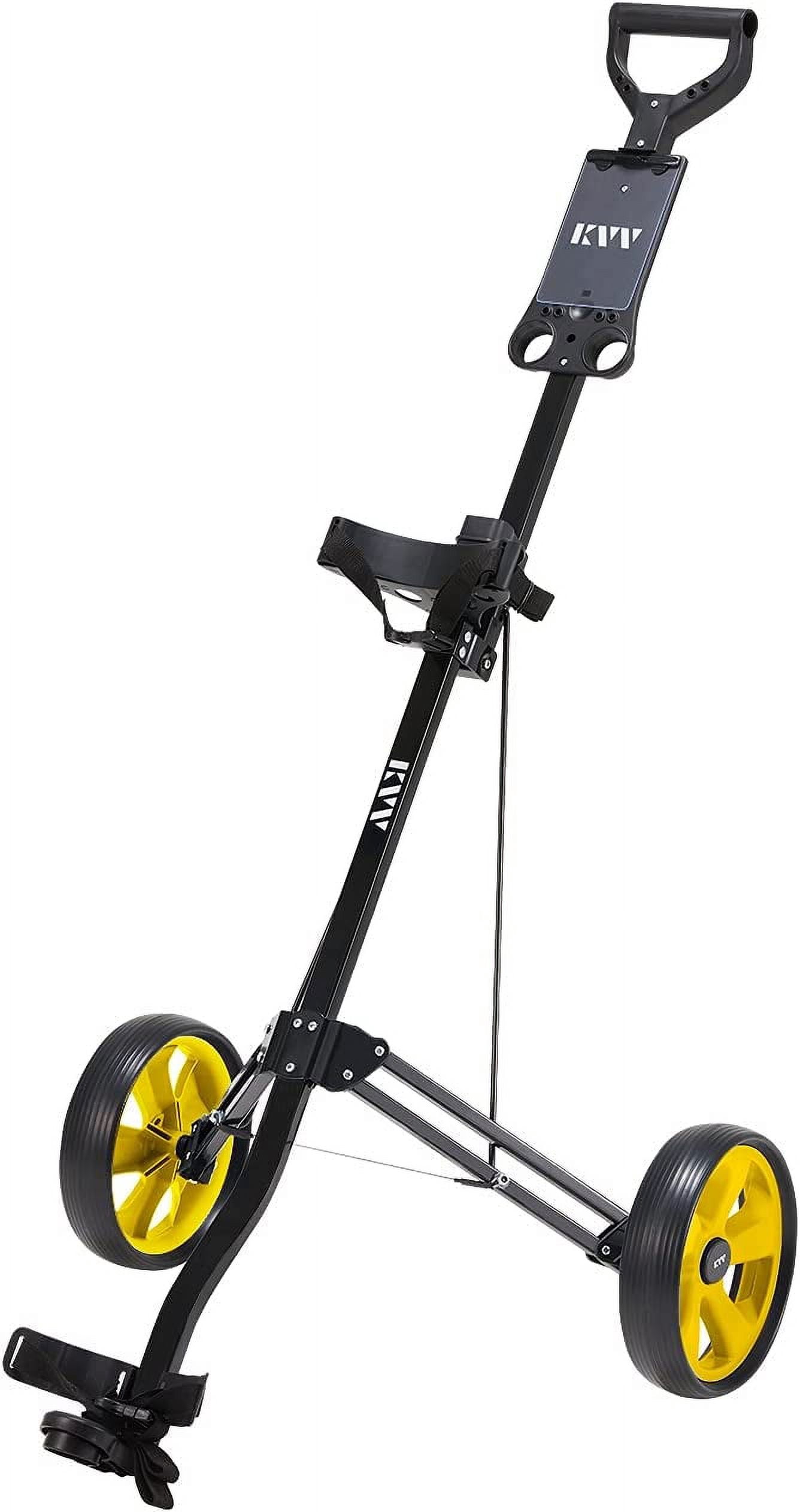KVV 2-Wheel Aluminum Frame Golf Push Cart - Walmart.com