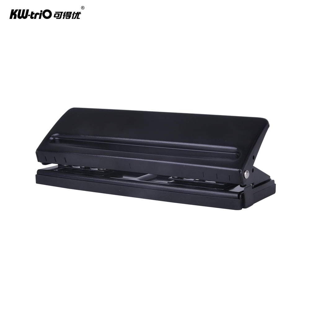 KW-trio Adjustable 6-Hole Puncher, A4 A5 A6 B7 Paper, Metal Design, 6 ...
