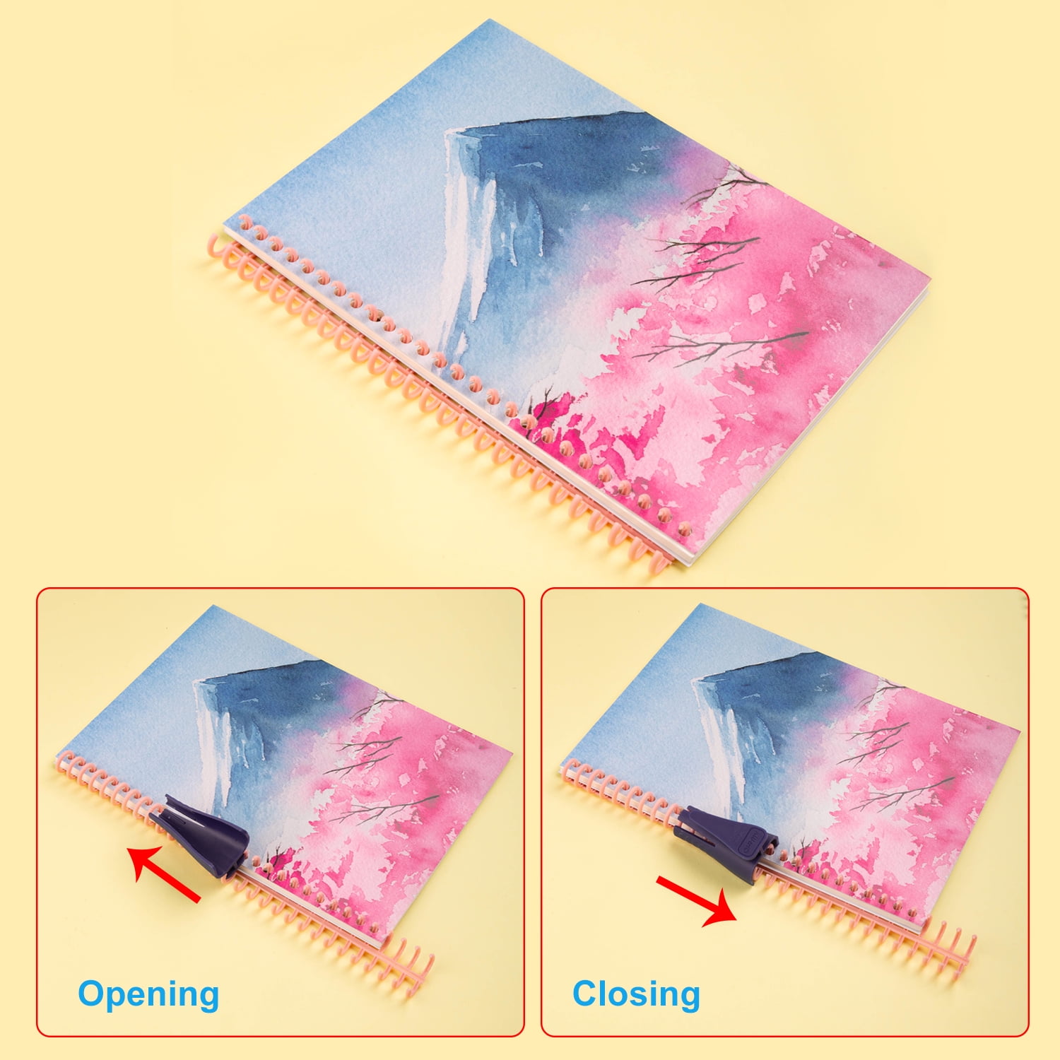KW- Ring Opener for Loose Binders Binding Spines Combs Opening and ...