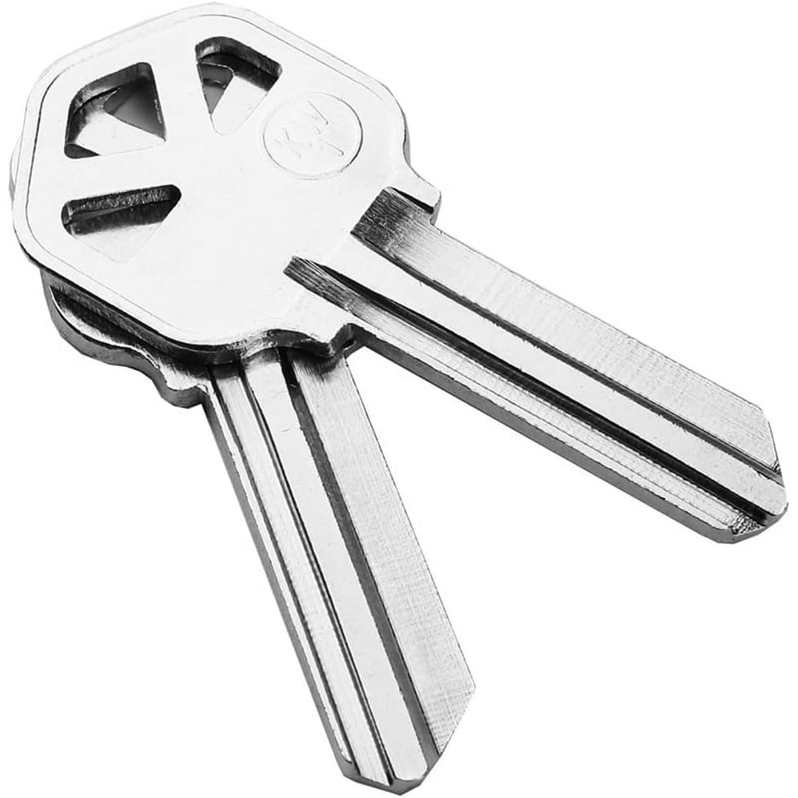 KW1 Brass Blank Key Blanks 100 Pack of Uncut Keys Copper Structures - Walmart.com