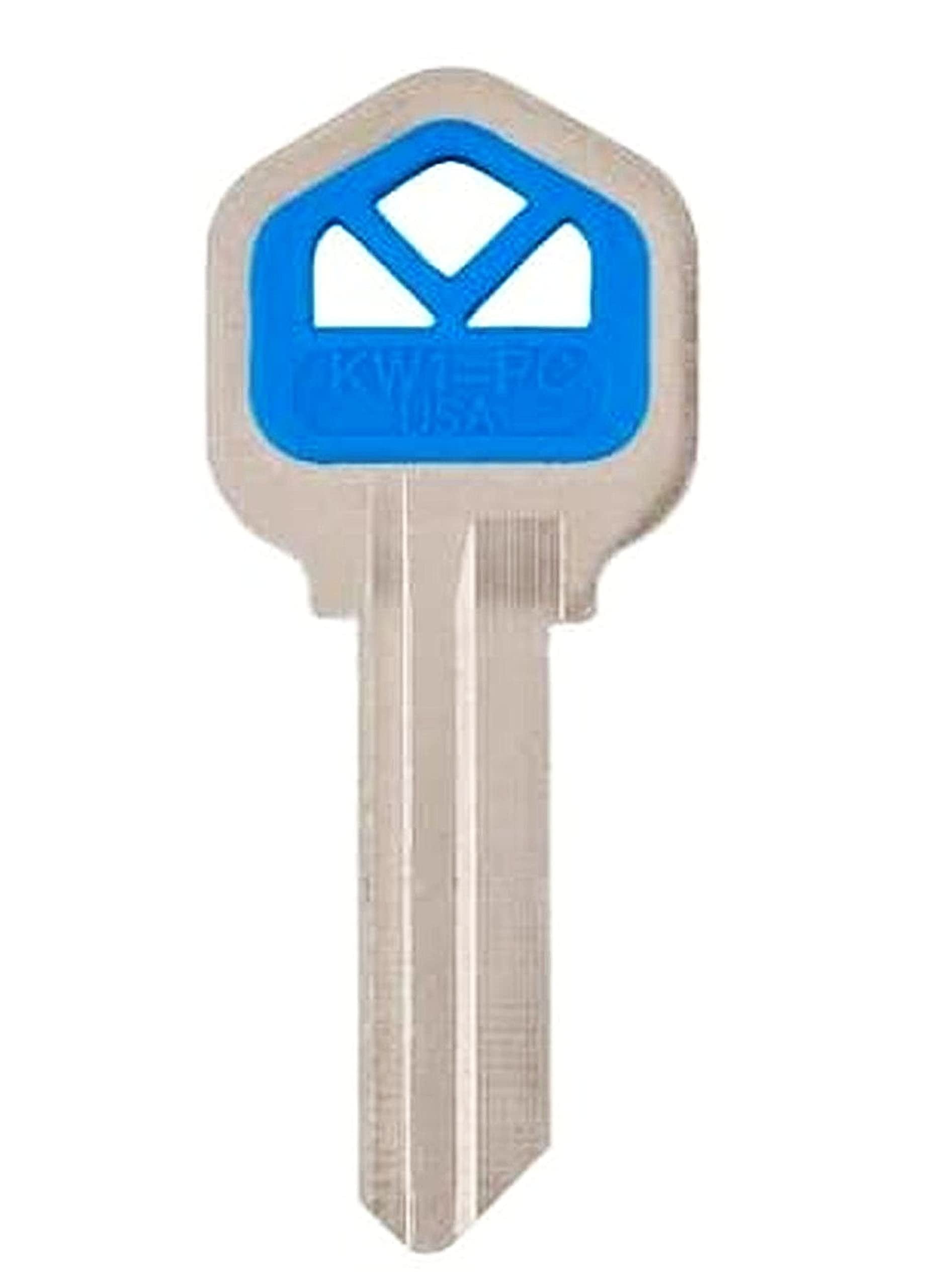 KW1-PC-BLUE KABA ILCO KWIKSET BLUE KEY BLANK - Quantity 5 - Walmart.com