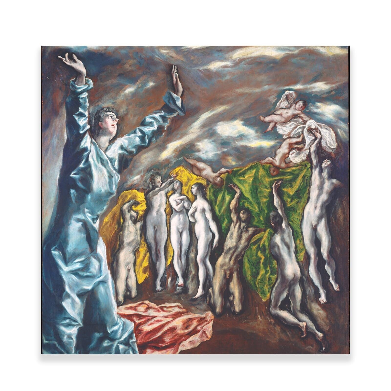 KWAY El Greco Canvas Wall Art - The Vision of Saint John Poster ...