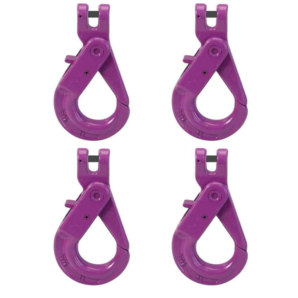 KWB 9/32" Grade 100 Clevis Self Locking Hook - 4 Pack - Walmart.com