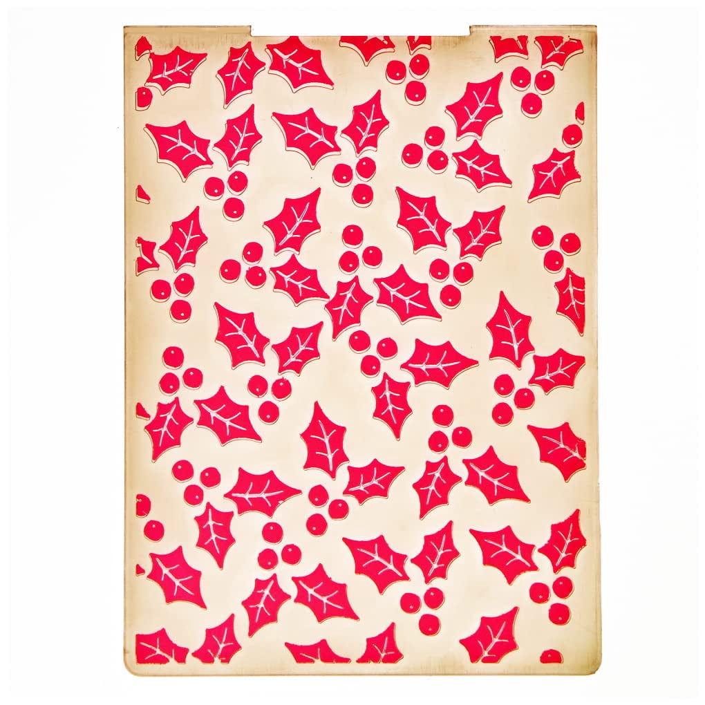 KWELLAM Berry Leaves Plastic EC36 Embossing Folders for Card Making ...