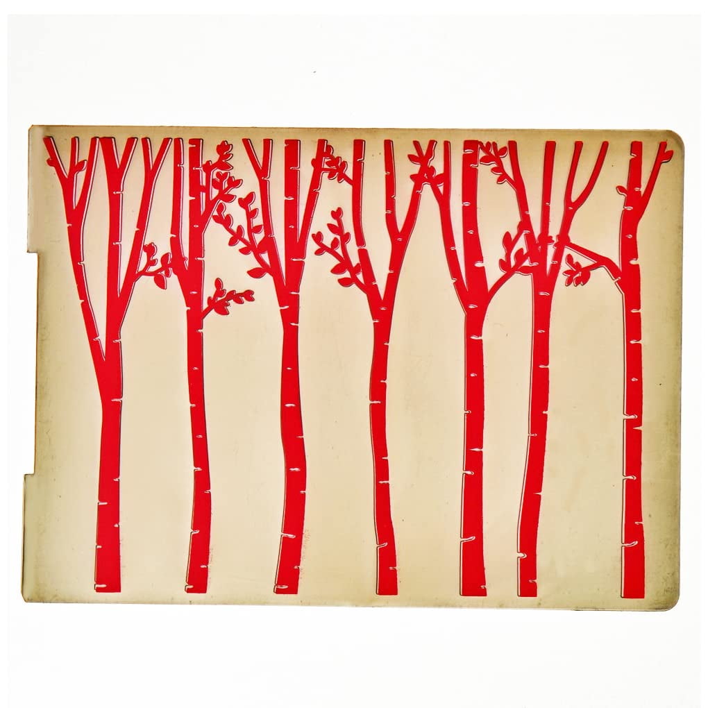 KWELLAM Trees Forest Plastic IFF17 Embossing Folders for Card Making ...