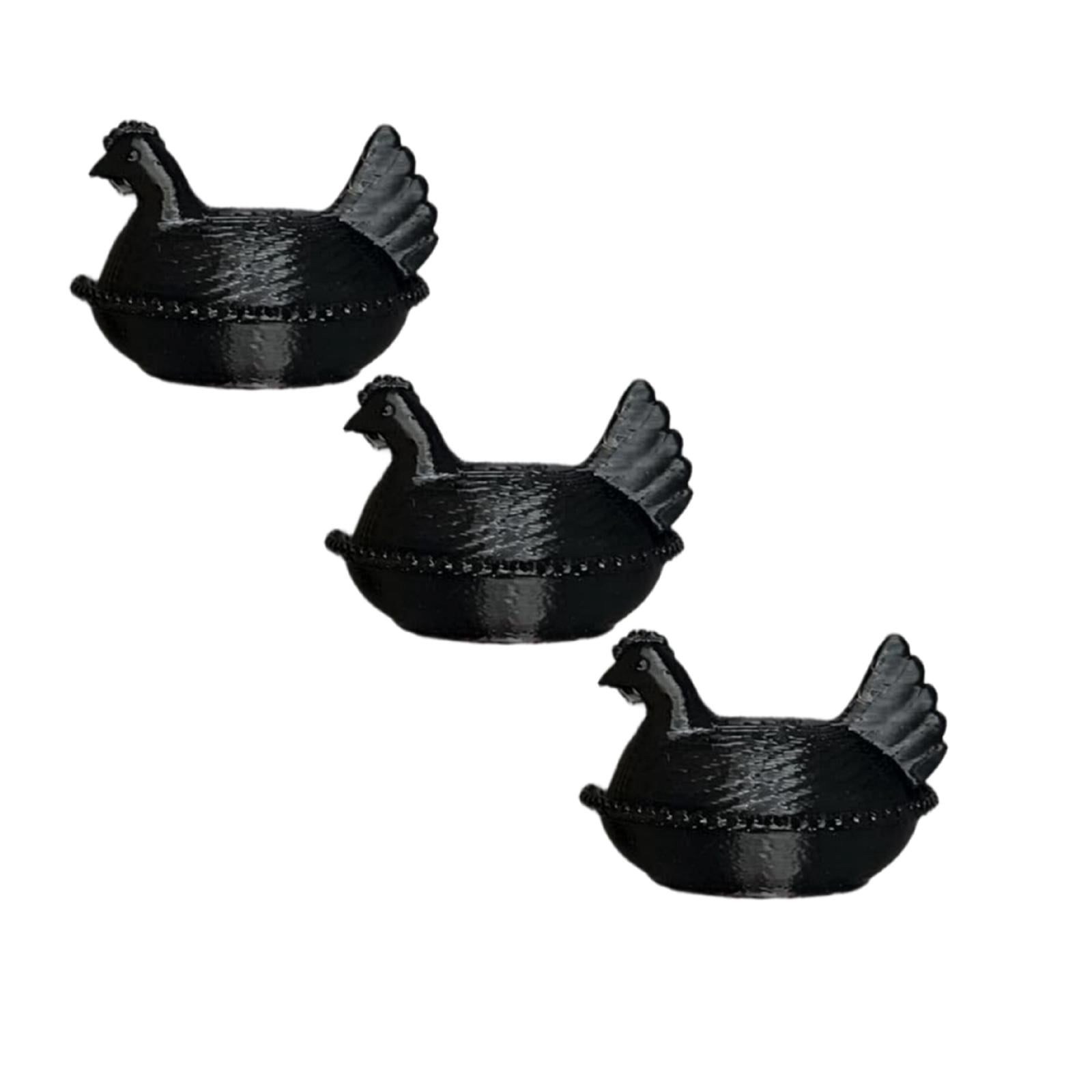 KWHOME Set of 3 â 3D Printed Hen on Nest Refrigerator , Strong Cute ...