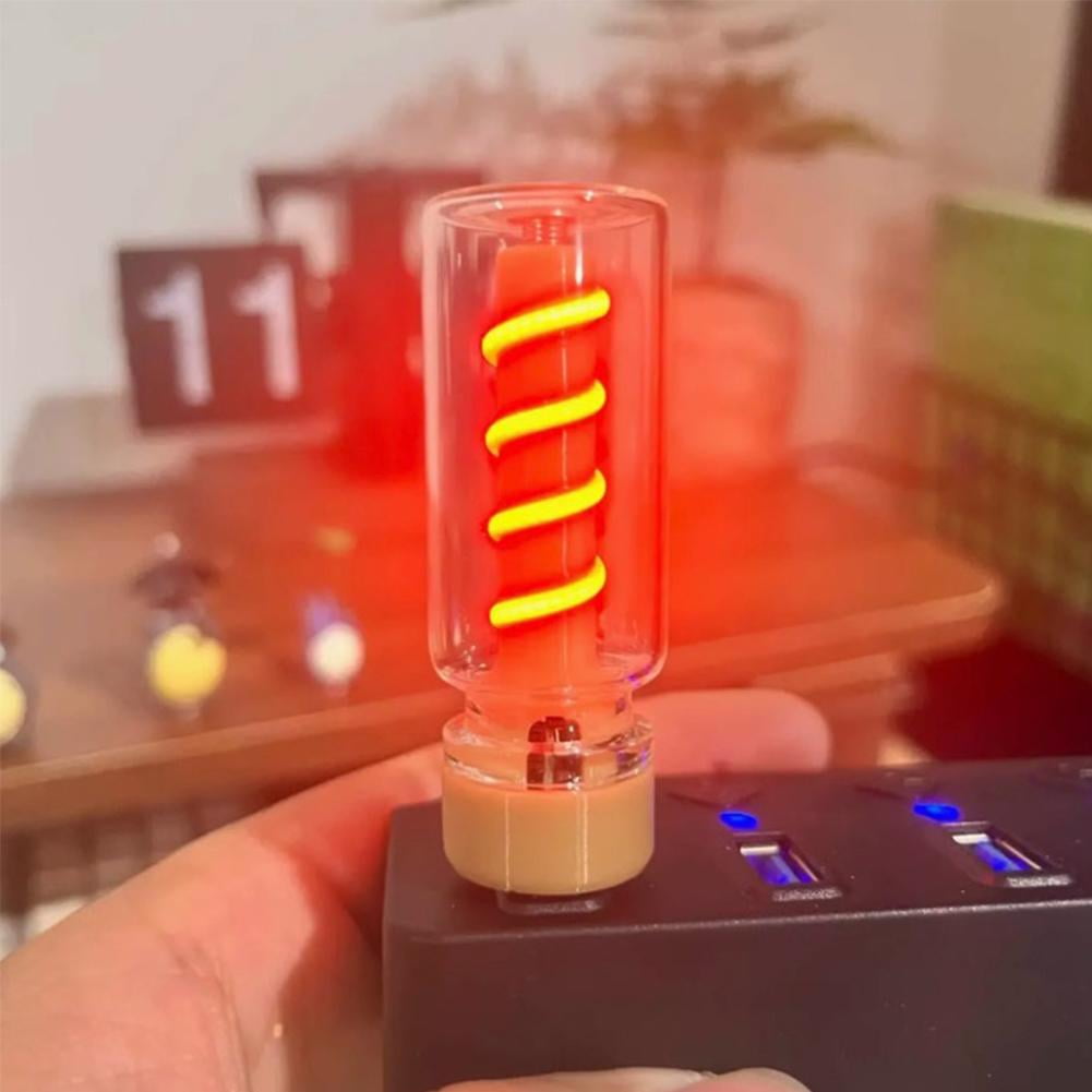 KWJNH LED USB Filament Light Bulb DC5V Adjustable Brightness Nightlight ...
