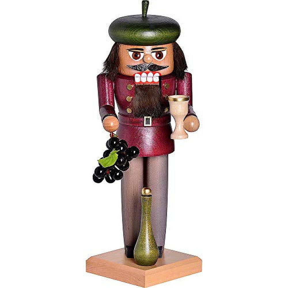 KWO Wine Merchant with Grapes German Wood Christmas Nutcracker Germany ...