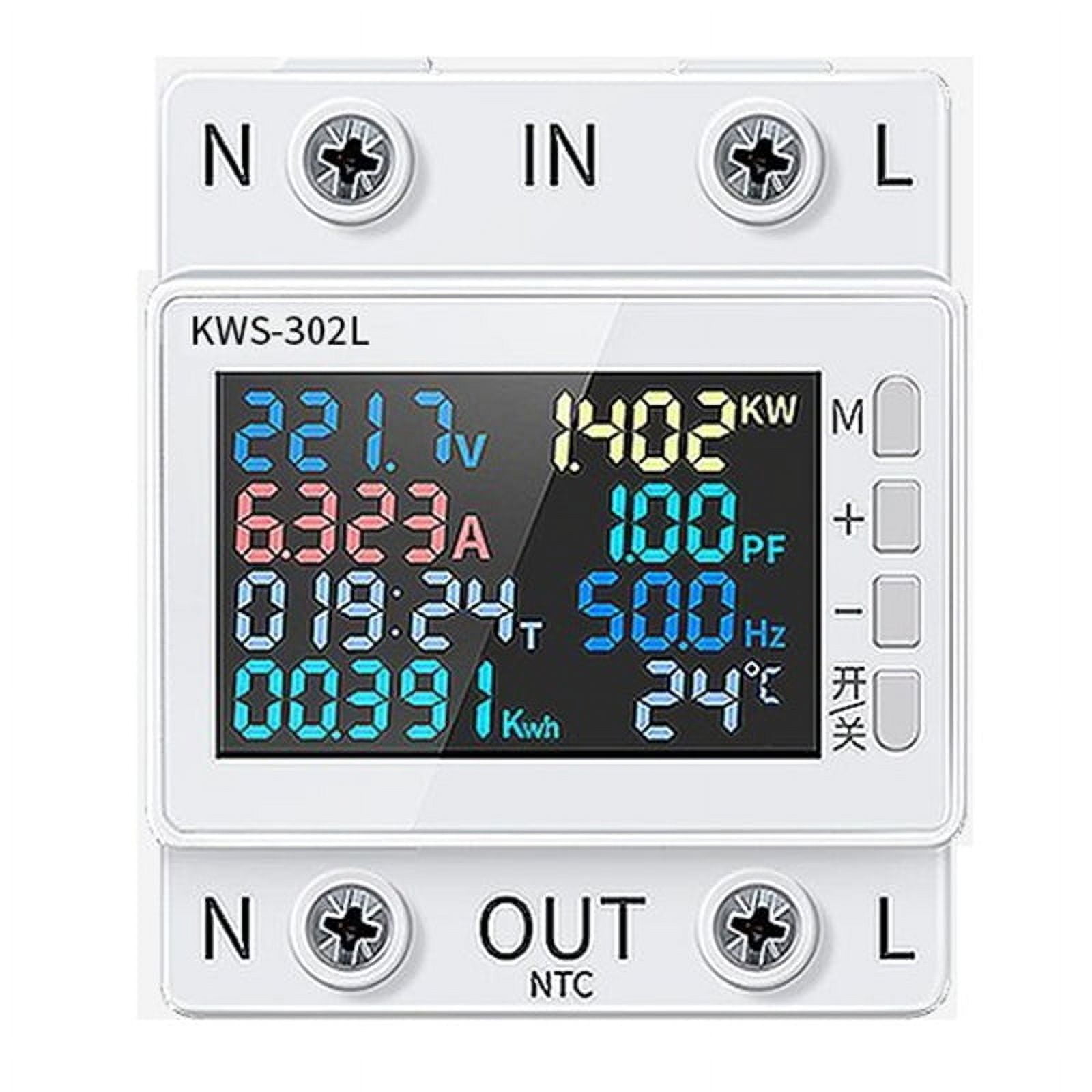KWS-302L Power Meter over Under Voltage Protector Switch Current ...