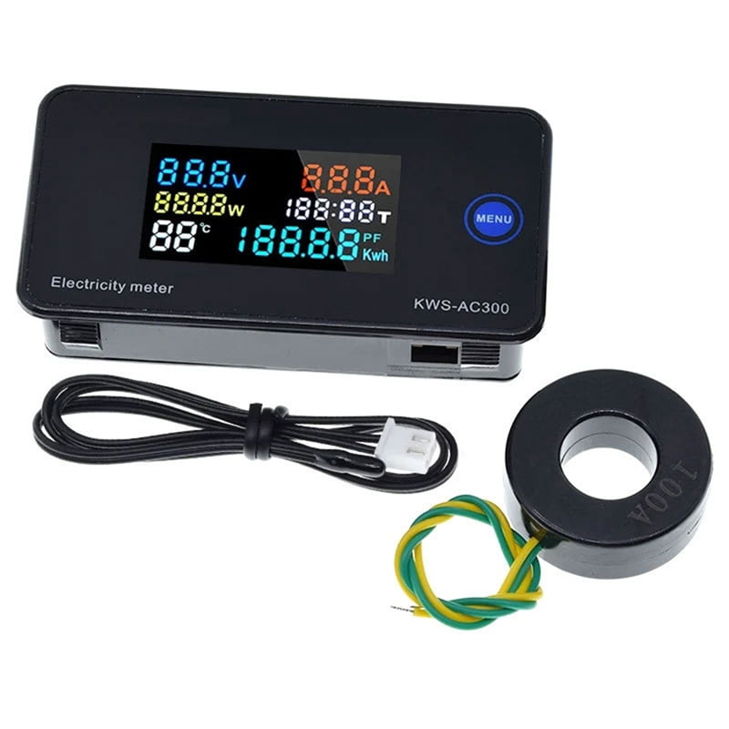 KWS-AC300 Digital Voltmeter AC 50-300V Voltage 45-65Hz Power Energy ...