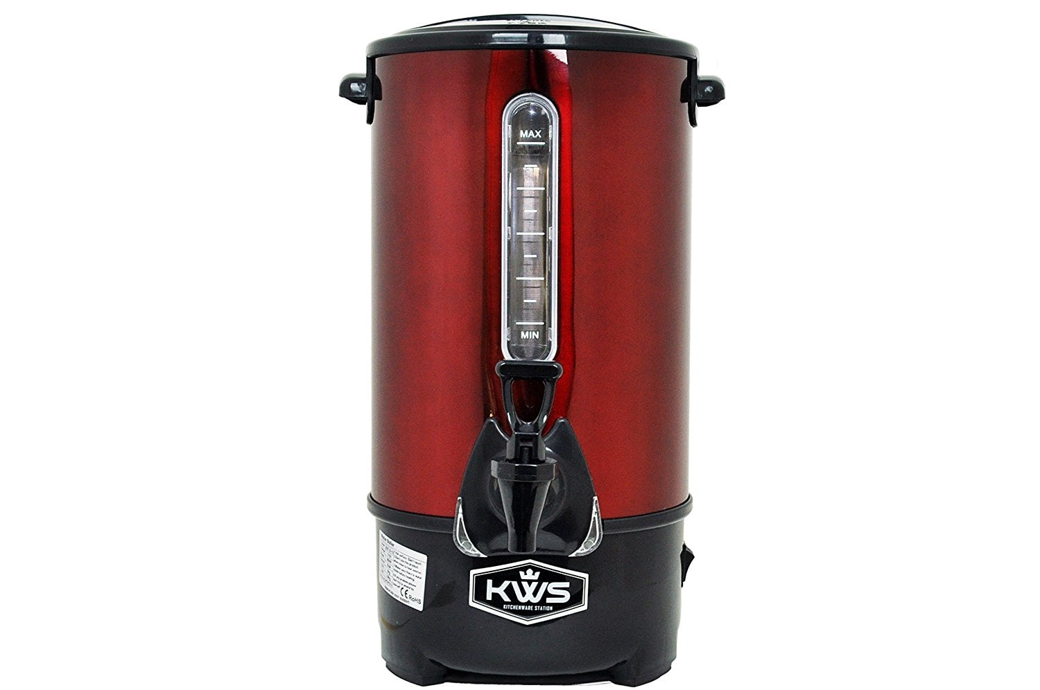 KWS WB-10 9.7L/41Cups Commercial Heat Insulated Water Boiler and Warmer ...