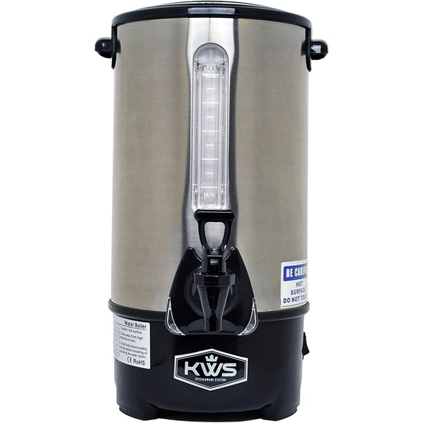 KWS WB-8 9L/ 38Cups Commercial Heat Insulated Water Boiler and Warmer ...