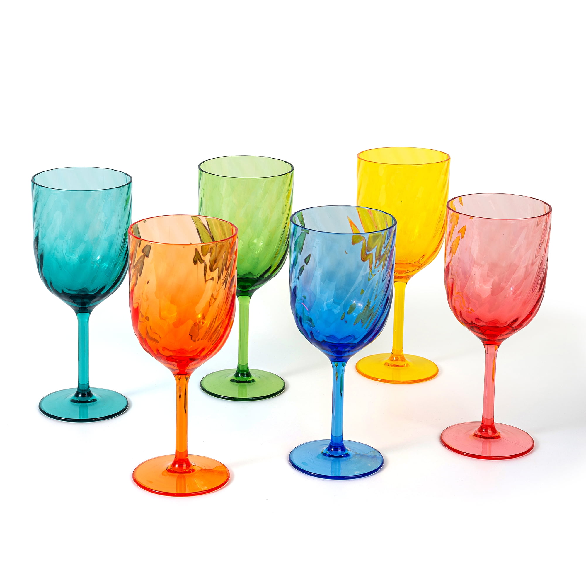 KX-Ware Unbreakable Classic 14 Ounce All-Purpose Plastic Stem Wine ...