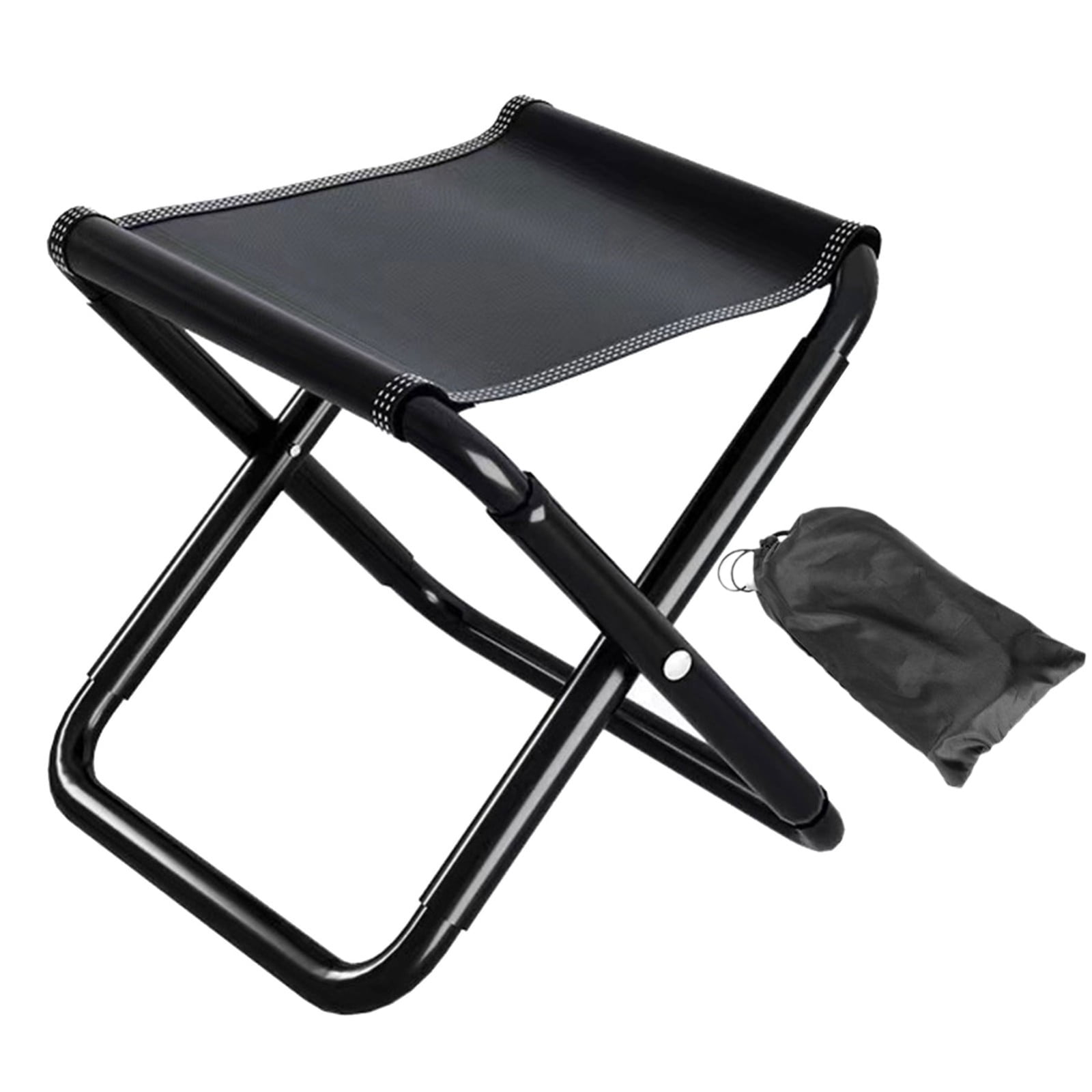 KXBDSFY Camping Stool 16In Tall Large Size Folding Stool With Carry Bag ...